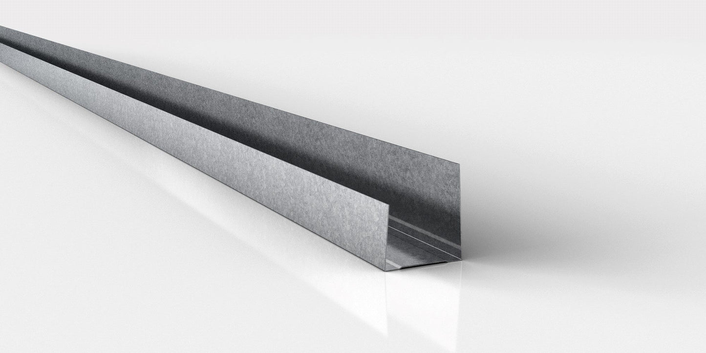 GL8 Metal Stud Wall Perimeter Track - 3m - Pack of 10 – nextdayinsulation